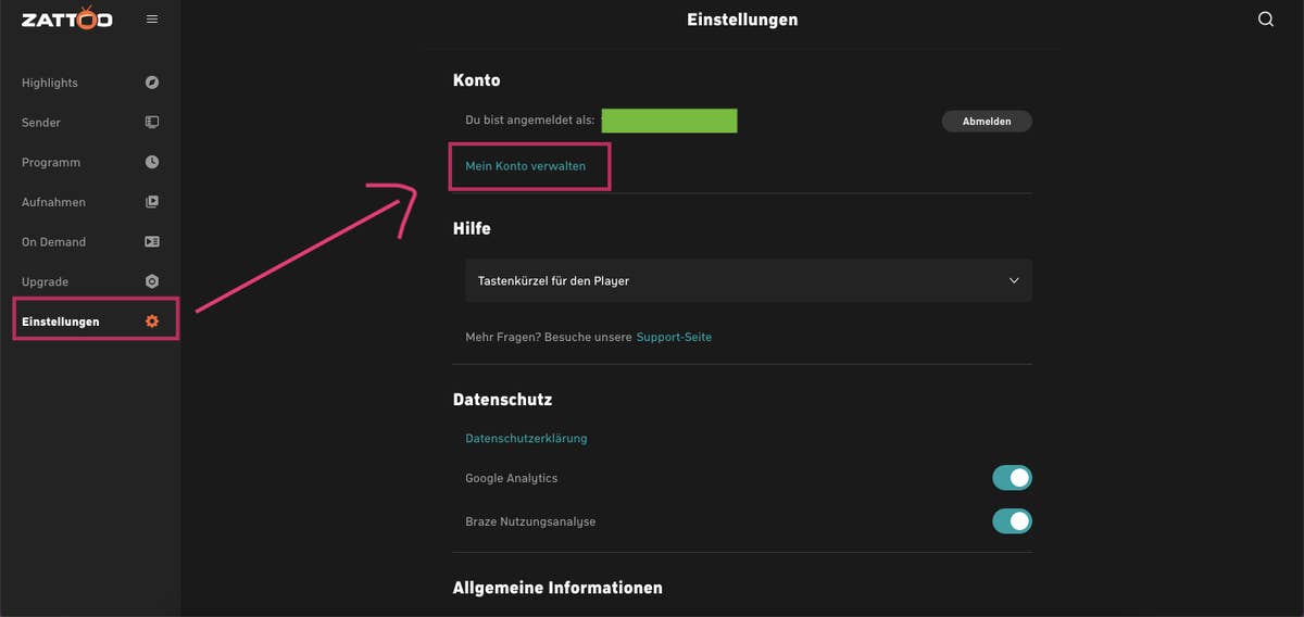 Kündigen bei Zattoo: So einfach kannst du den Vertrag beenden