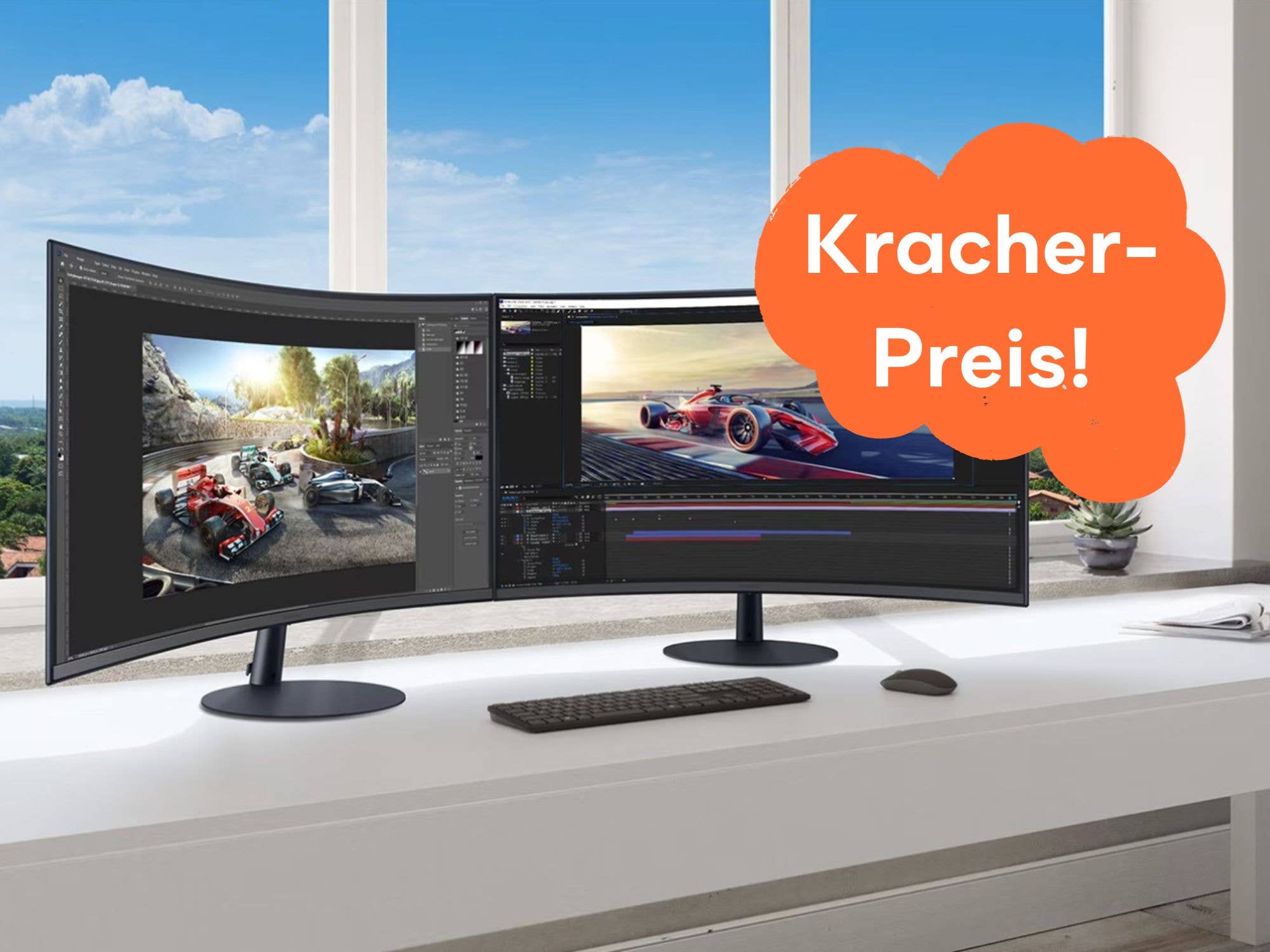 Samsung-Monitor fürs Home-Office: Über 30 % billiger bei MediaMarkt