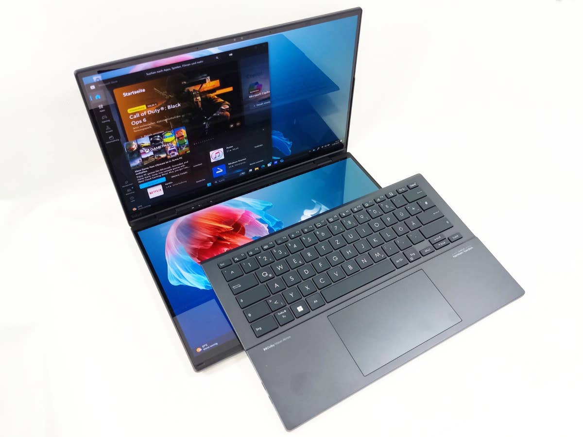 Zenbook Duo: ASUS-Notebook mit zwei Displays