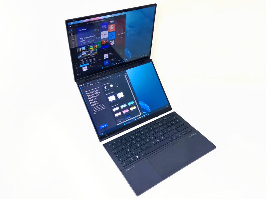 Zenbook Duo: ASUS-Notebook mit zwei Displays