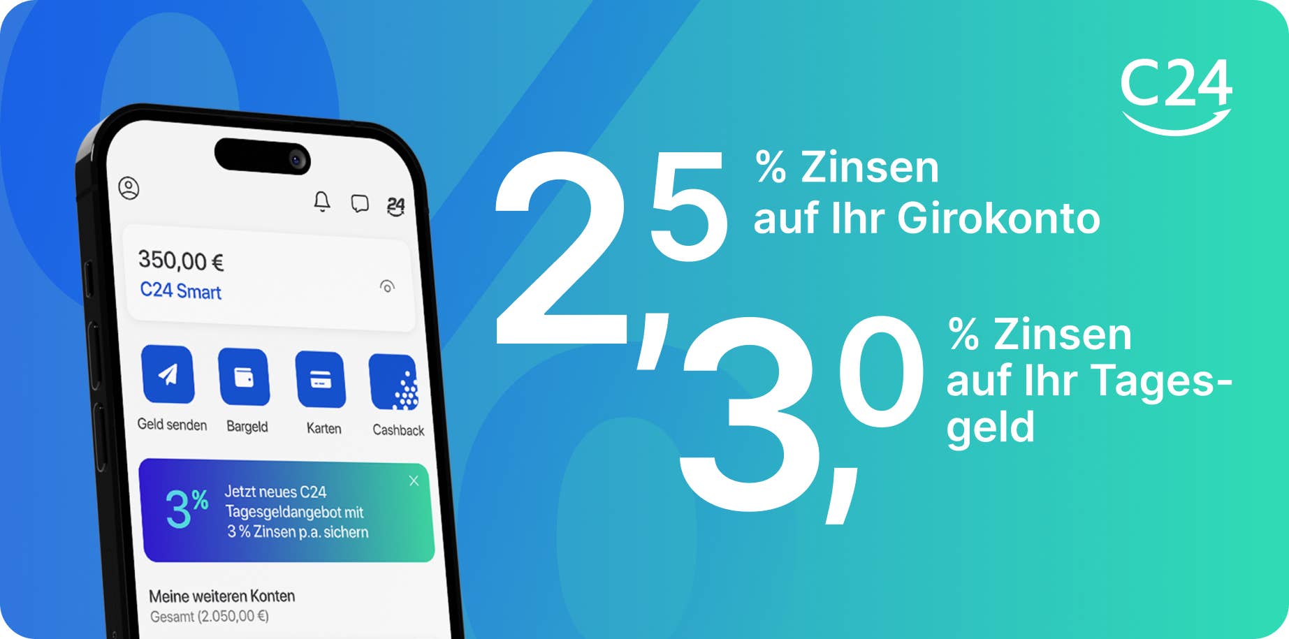 Tagesgeld: Große deutsche Direktbank hebt die Zinsen an