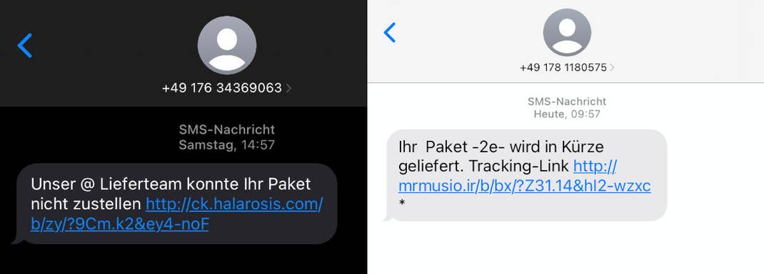 Vorsicht, nicht klicken! Diese Paket-SMS solltest du sofort löschen
