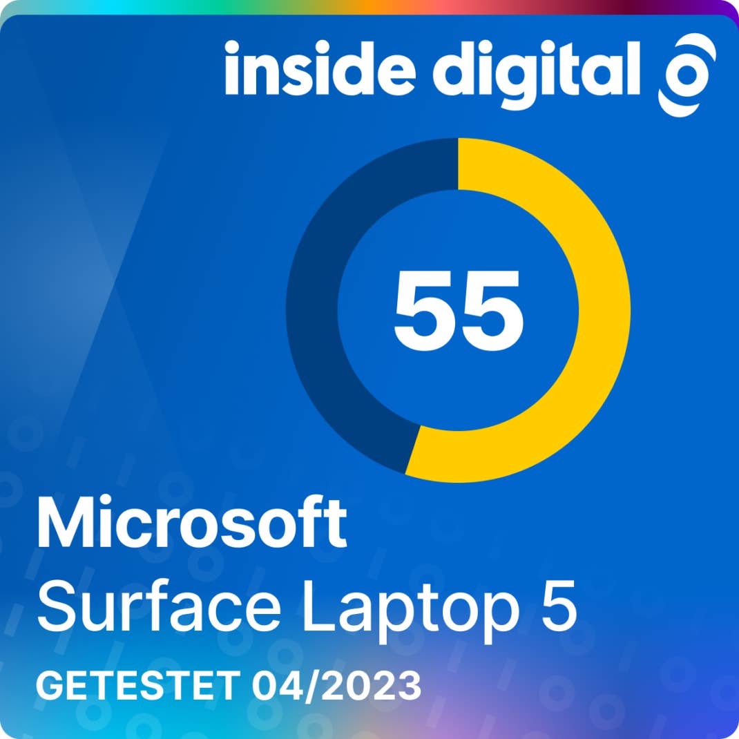 Surface Laptop 5: Microsoft-Notebook mit Surface-Schliff im Test