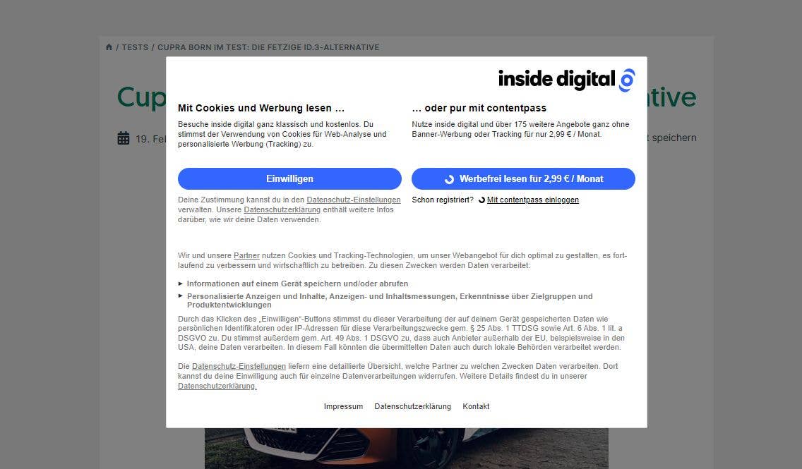 inside digital ohne Cookies & Werbung lesen: So funktioniert’s