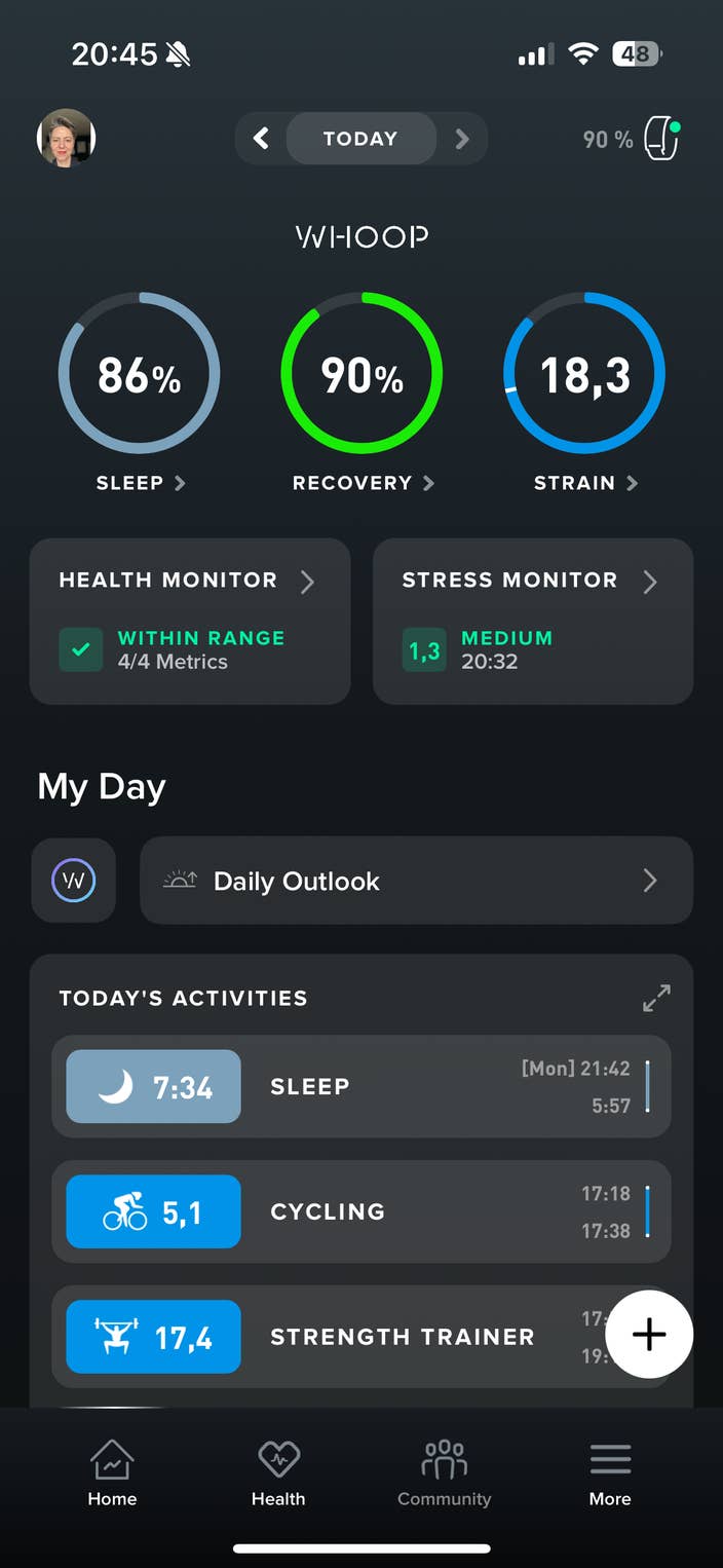 Viel mehr als nur ein Fitness-Tracker: Whoop 5.0 im Test