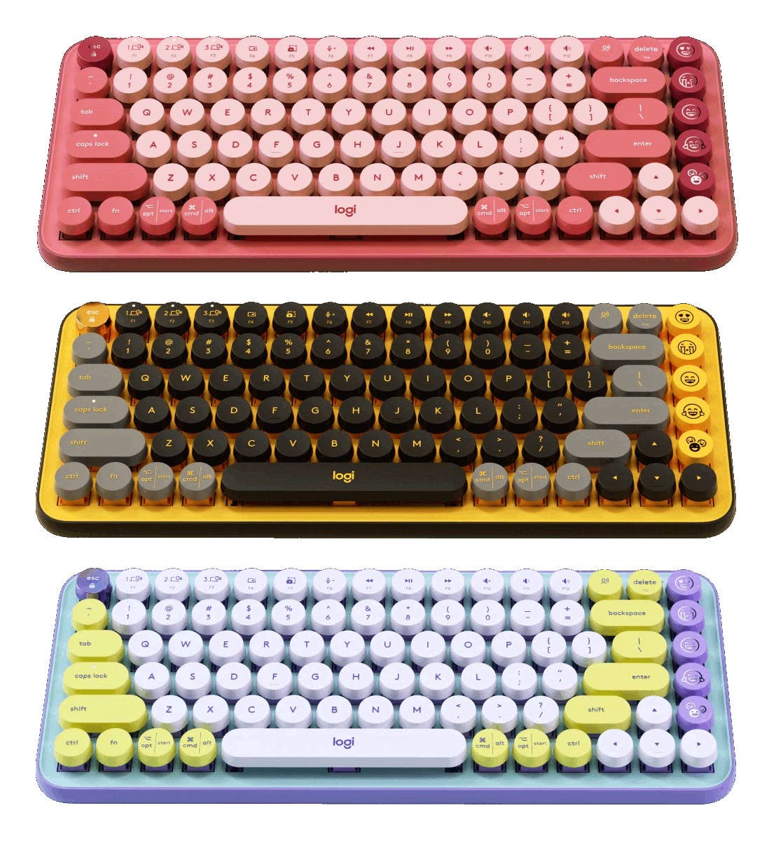 Tastatur mit Retro-Look und Emoji-Tasten von Logitech im Test