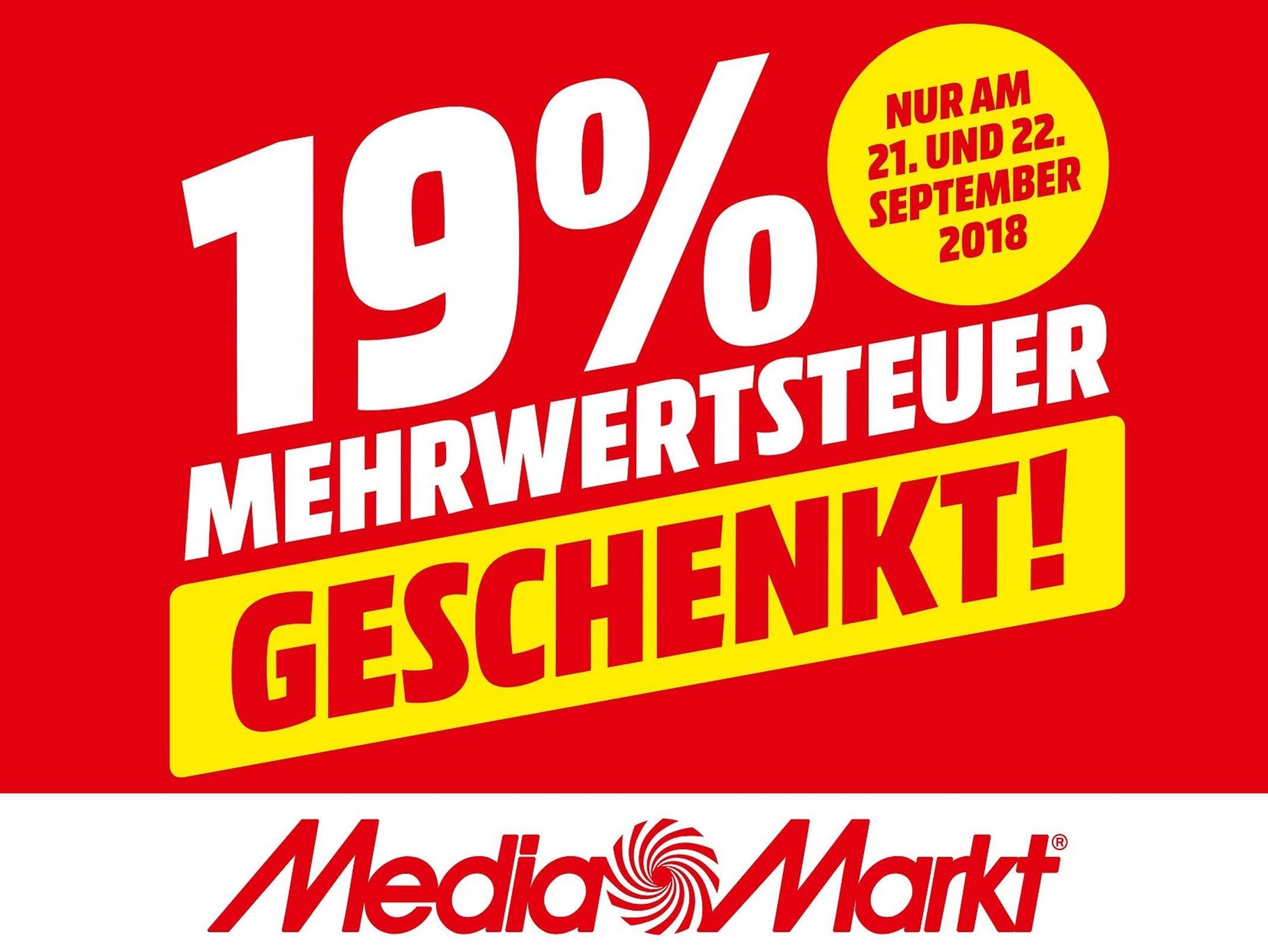 MediaMarkt: Nächste 19-Prozent-MwSt-Aktion erst 2026