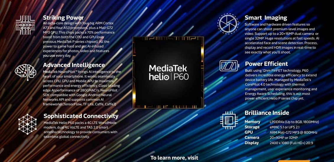 MediaTek stellt Helio-P60-Chip vor