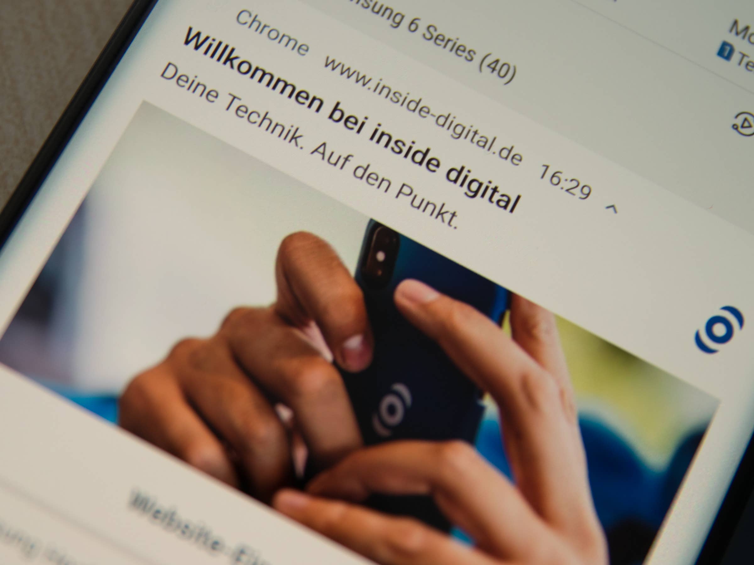 Frische News von inside digital - direkt aufs Handy oder den PC