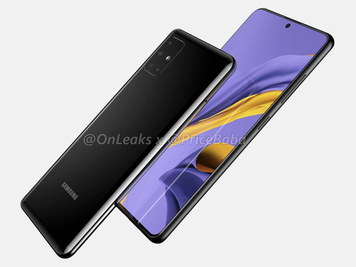 Samsung Galaxy A51: Render-Bilder und technische Daten