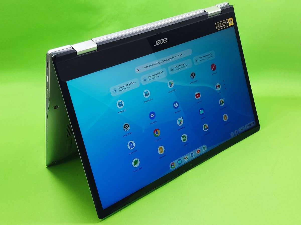 Acer Chromebook Spin 513 im Test: Schlank, leicht und günstig