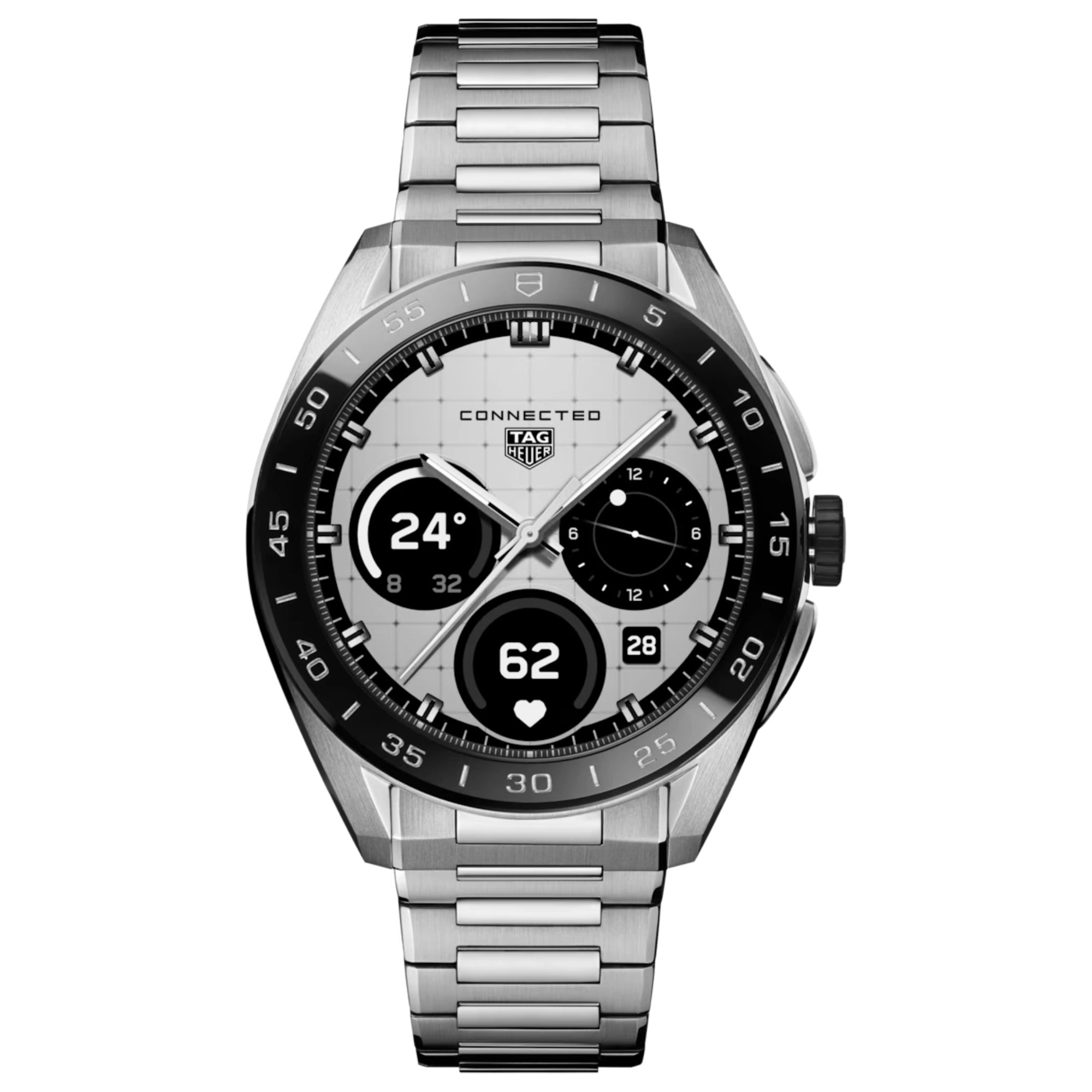 TAG Heuer Connected Calibre E5 (45 mm) vs Garmin Instinct Crossover ...