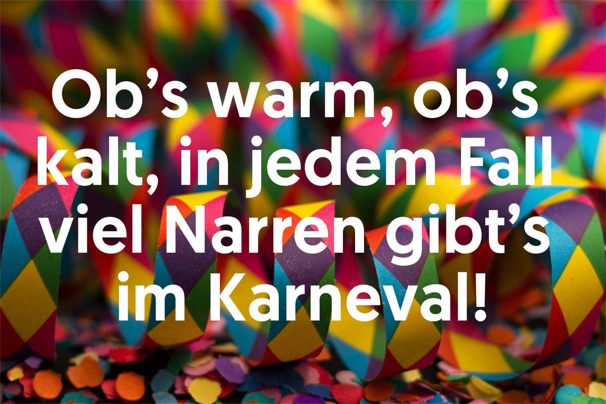 Jetzt oder nie: Die besten Karnevals-Sprüche für WhatsApp