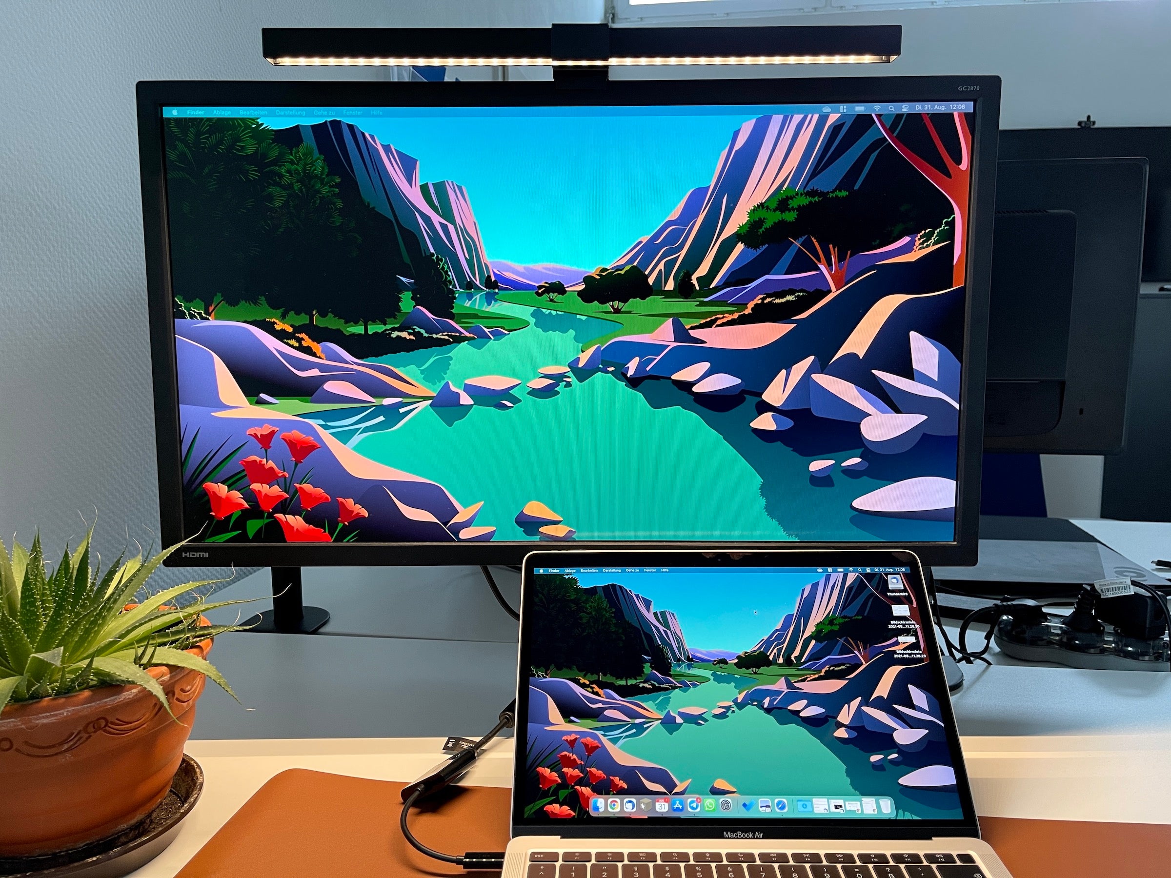 XLayer LED Monitor Lampe: Günstige Screenbar im Test